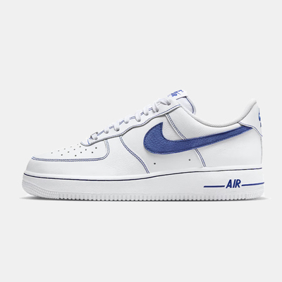Nike耐克男鞋Air Force 1空军一号白蓝运动鞋休闲板鞋HQ2037-100