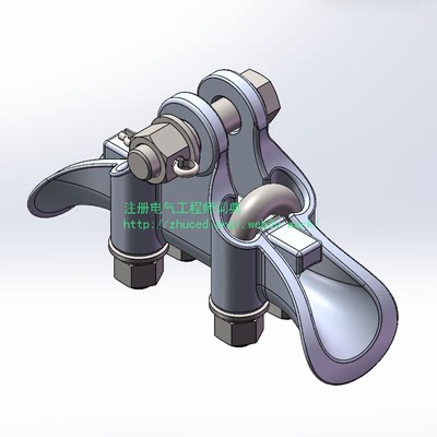 悬垂线夹XGH-3提包式solidworks电子模型非实物