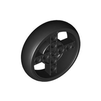 LEGO乐高 39367 57×14轮胎 黑色 SPIKE配件 6460559 6287602