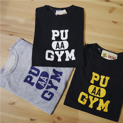 vintage美式风格古着短袖运动衫