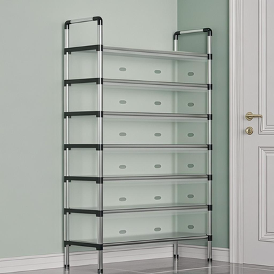 大容量防尘！门口多层鞋架子