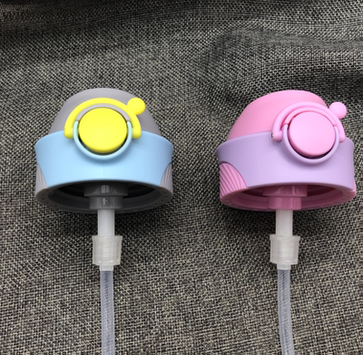 迪士尼小比咔萌楚楚盖子吸管水杯