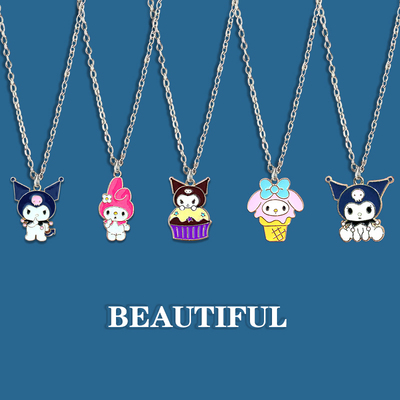 库洛米系列项链女闺蜜合金