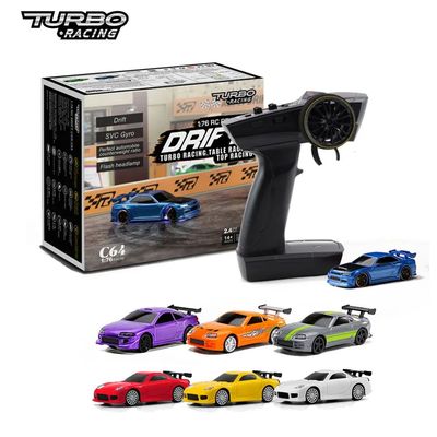 Turbo Racing 1:76 C64 C73 C72 C71 C74 Drift RC Car With Gyro