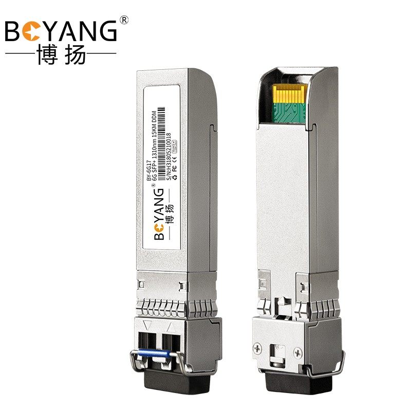 博扬（BOYANG）SFP光纤模块 6G高速单模双纤1310nm15km基站光模_虎窝淘