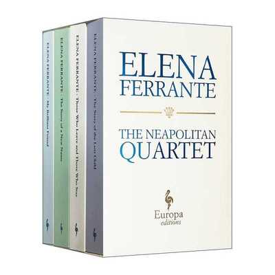 进口原版 英文原版 The Neapolitan Quartet by Elena Ferrante Boxed Set 埃莱娜费兰特 那不勒斯四部曲套装 英文版 进口英语