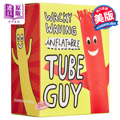 进口原版 *Wacky Waving Inflatable Tube Guy 英文原版 扭扭怪 红 Conor Riordan   Running Press
