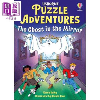 进口原版 *解谜冒险书 镜子里的精灵 Puzzle Adventures The Ghost in the Mirror 英文原版 儿童推理探险故事 奇幻   Usborne Pub