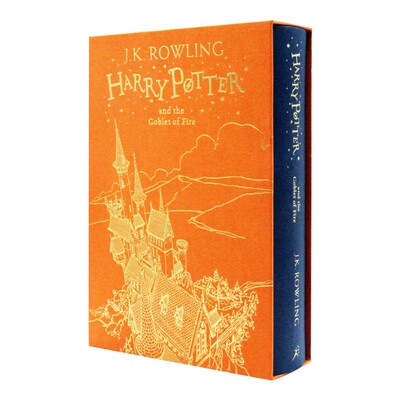 进口原版 Harry Potter and the Goblet of Fire 哈利波特与火焰杯 礼品版精装 英文版 进口英语原版书籍 英文原版 儿童奇幻小