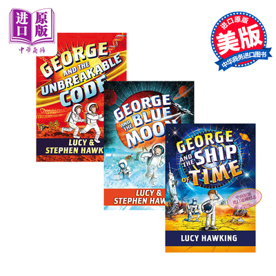 进口原版 *霍金 乔治的宇宙秘密钥匙4-6 Georges Secret Key 3册 Stephen Hawking 儿童宇宙知识科普课外读物 英文   Simon & Schu