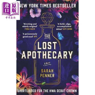 进口原版 *消失的药剂师 百万畅销书 The Lost Apothecary OVER ONE MILLION COPIES SOLD 英文原版 Sarah Penner    Legend Times