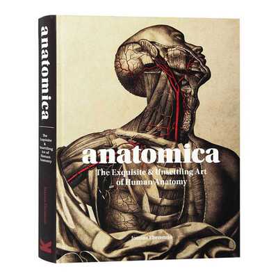 进口原版 解剖学 人体解剖学精美艺术 英文原版 Anatomica 医学手稿插画册 探索人体解剖学 全英文版 进口原版英语书籍
