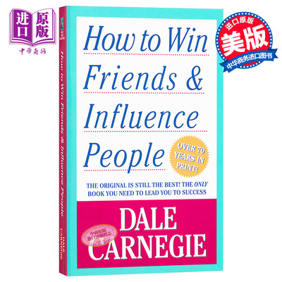 进口原版 *人性的弱点 英文原版书How to Win Friends and Influence People 人际关系 人际沟通 卡耐基的三大经典   Pocket