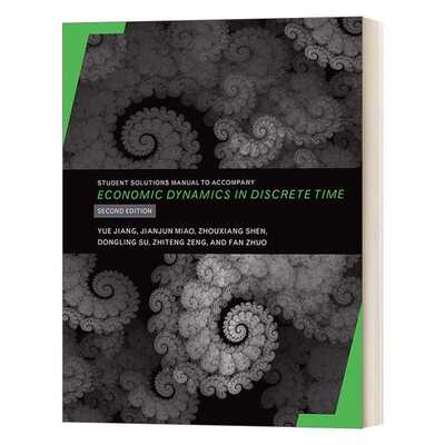 进口原版 Student Solutions Manual to Accompany Economic Dynamics in Discrete Time 离散时间的经济动力学 配套学生方案手