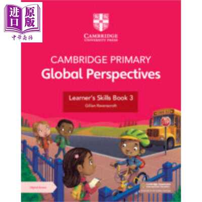 进口原版 *剑桥小学全球视野学生技能手册3 带1年电子资源 Cambridge Primary Global Perspectives Learners Skill   Cambridge U