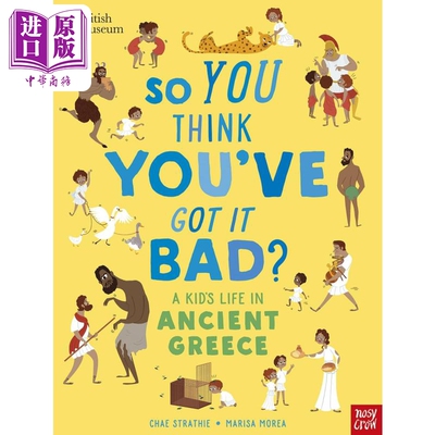 进口原版 *如果你生活在古希腊A Kids Life in Ancient Greece 英文原版 儿童历史读物 人文百科绘本故事 进口读物7   Nosy Crow