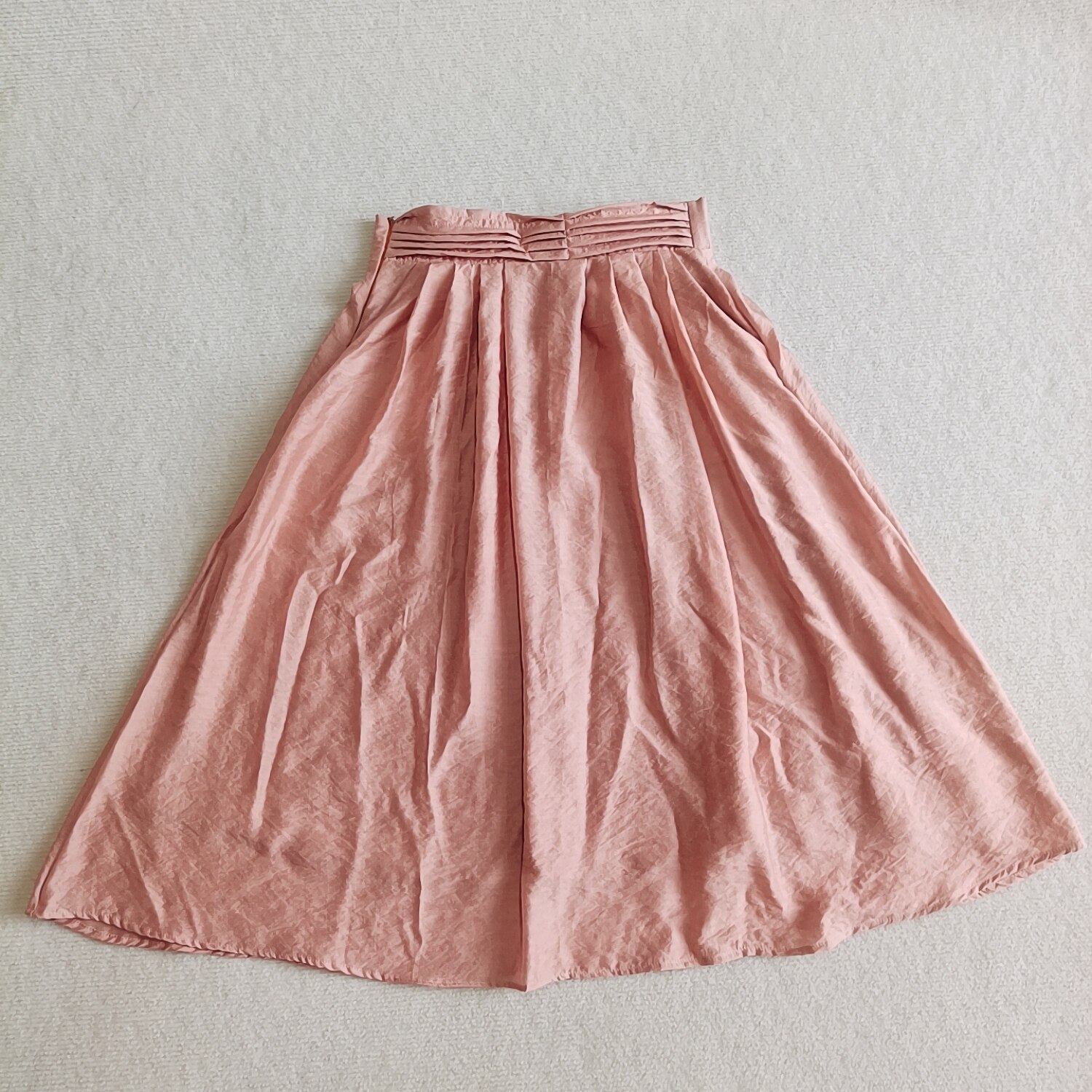 服装定制缝纫加工冰丝半身裙夏季中长款休闲气质百搭女士A字裙