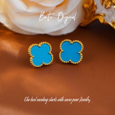 【柏荼】铜   轻奢设计 LE1589 耳饰·耳环