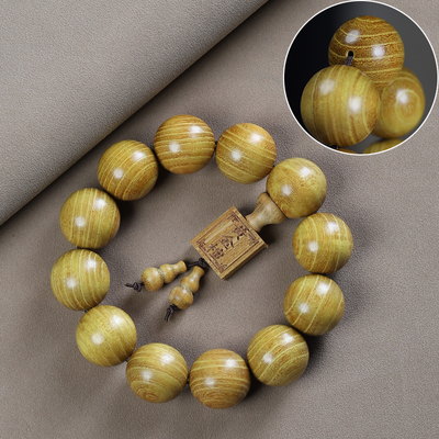 黄金檀手串檀木佛珠108颗手链