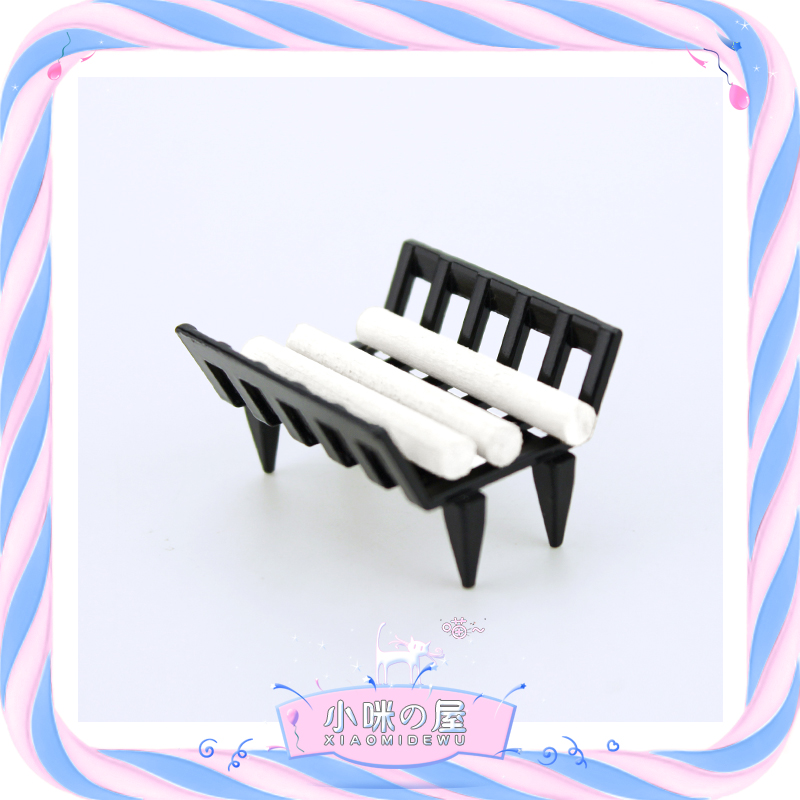 娃娃屋diy配件微缩柴木架模型玩具迷你食玩创意摆件生活场景J143_虎窝淘