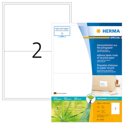 德国豪玛不干胶标签纸环保纸