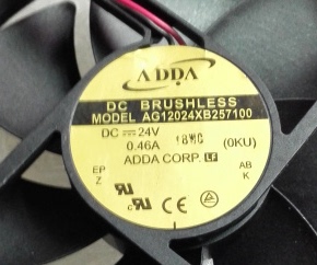 AG12024XB257100全新正品ADDA协禧12025 DC24V电器电焊机散热风扇