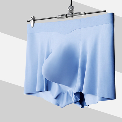 3D裆无痕冰丝男士内裤男平角裤