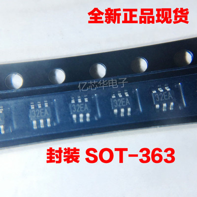 仙童 FDG6332C 贴片 SOT-363 SC70-6 N+P双沟道MOS管 1A 20V