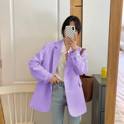 高级感小众西装外套女韩版宽松
