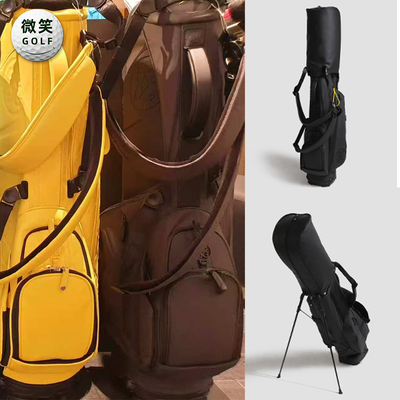 高尔夫男士黑色运动球杆包支架包