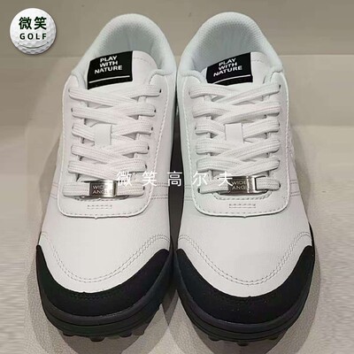 高尔夫经典百搭系带防滑运动鞋女