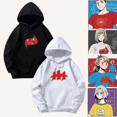 同款二次元男休闲百搭带帽卫衣