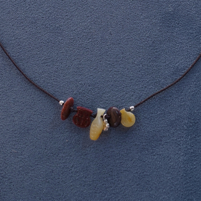 SALE E PEPE胡椒盐·纯银碰杯编绳项链