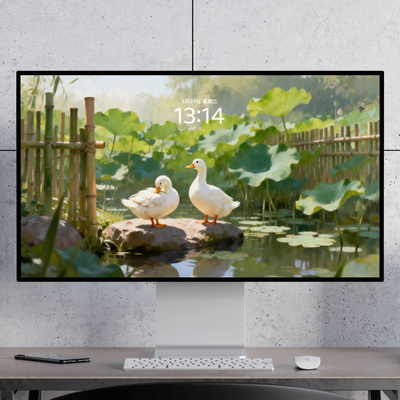 鸭子 清新可爱治愈 浪漫文艺复古 电脑mac手机ipad壁纸watch壁纸