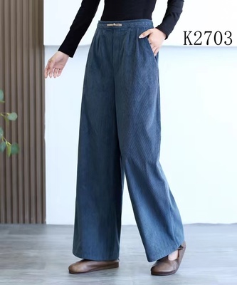 高腰复古大码一件包邮长裤