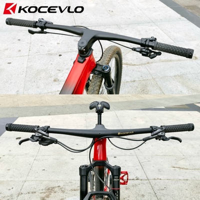 KOCEVLO山地车全碳纤维集成一体直把破风一体车-13度780MM