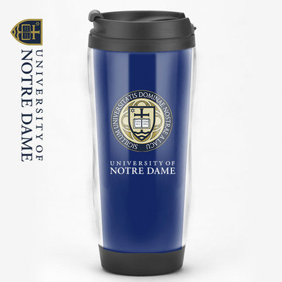 圣母大学诺特丹大学Notre Dame周边定制美国名校纪念品水杯子