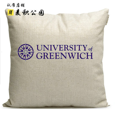 格林威治大学Greenwich周边布莱顿大学Brighton纪念品沙发抱枕