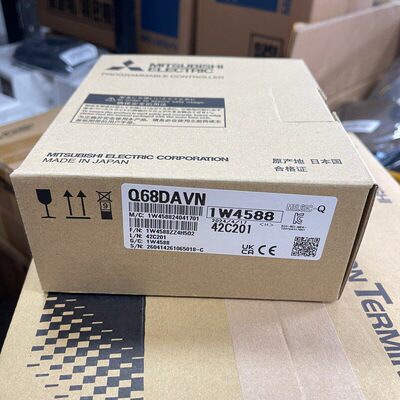 三菱PLC模块Q68DAVN全新原装正品可编程式 议价出售