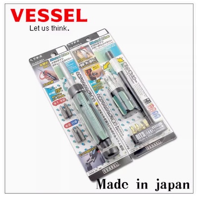 日本原装VESSEL威赛尔820FX-4软杆螺丝批 正反棘轮螺丝刀830-MG4
