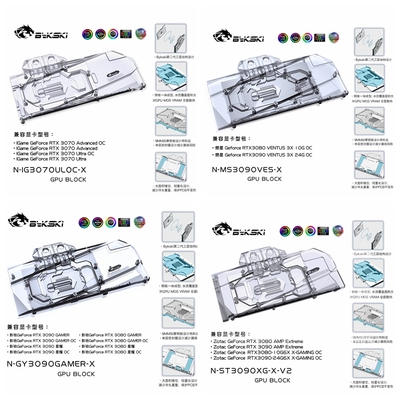 bykski显卡水冷散热器