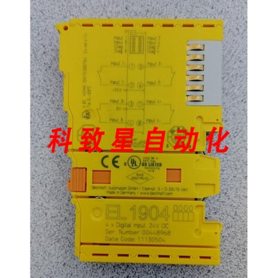 工业配件EL1904模拟量输入模块4路数字量输出 24VDC