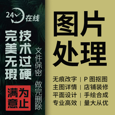 Ps图片处理海报美工pdf文字设计