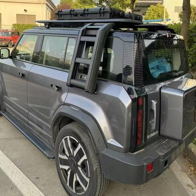 奇瑞icar03车顶行李架框爬梯侧边机甲网扩展平台越野外饰专用改装