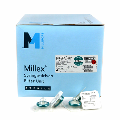 33mm,0.22u一次性针头式滤器 Millipore/密理博 SLGP033RB