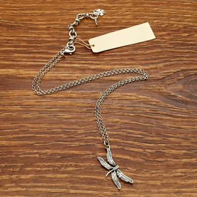 西洋欧美风创意别致彩釉蜻蜓森女文艺范别致个性小项链