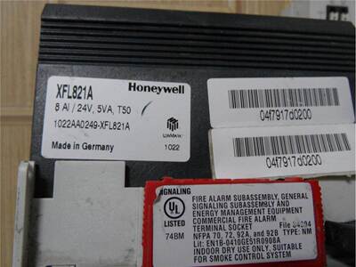 HoneywLBPLll 霍尼韦尔模拟量模块 XFL821A XFL822A XFe3L82A XF8