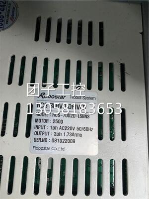 ￥Robostar伺服启动器RCS-7002D-LSNNS测试包好 询价