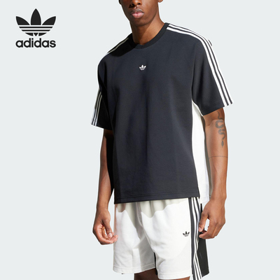 Adidas/阿迪达斯三叶草男宽松透气短裤圆领短袖T恤KA3862 KA3835