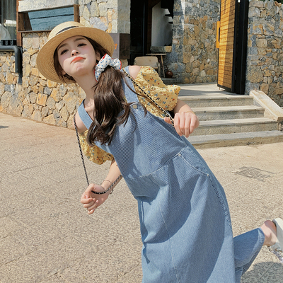 大货 条纹牛仔连衣裙S9929 P115 K178